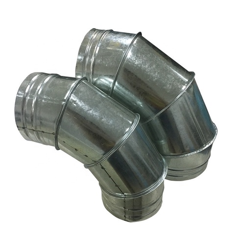 Buy Hvac System Straight Air Ducts And Curves 45 And 90 Diameter From 3 ...