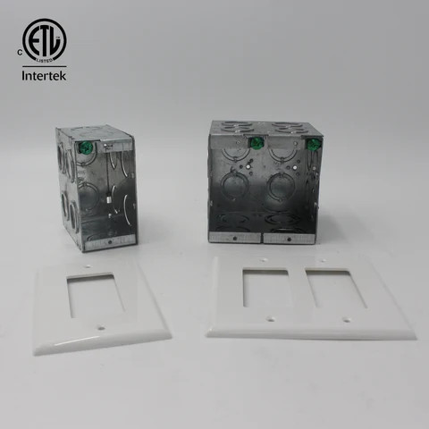 Buy Ip55 Protected Rectangle Steel Metal Device Box Celt Listed ...