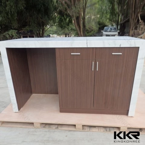 Buy Kingkonree Solid Surface Modern Bar Counter Portable Bar Counter ...