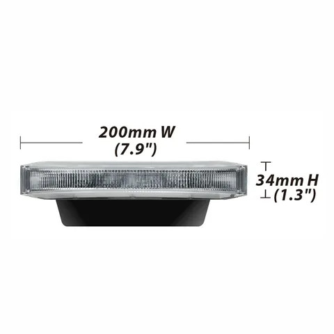 Buy Led Strobe Warning Light Bar With Bracket And Hook Mount For ...