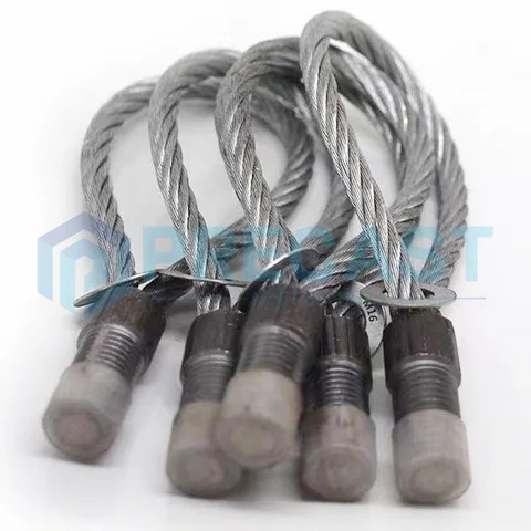 Buy Lifting Threaded Wire Rope Cable from Nanjing Precast Accessories ...