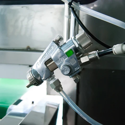 Buy Linear Automatic Spray Paint Machine With Water Curtain For Wood ...