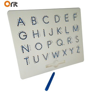 Buy Magic Magnetic Drawing Tablet Board For Kids Alphabet Letter A-z ...