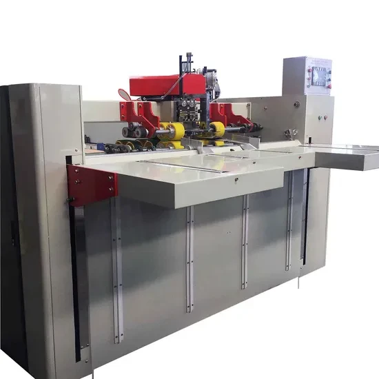 Buy Manual Feed Paper Nail Box Carton Machine Corrugated Carton ...