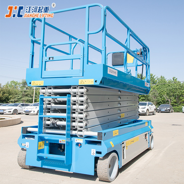 Buy Mobile Man Lift Portable 4m Lifting Height Electric Scissor Lift ...