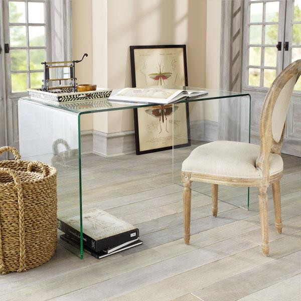 Buy Modern Clear Acrylic Office Desk, Acrylic Computer Table from ...