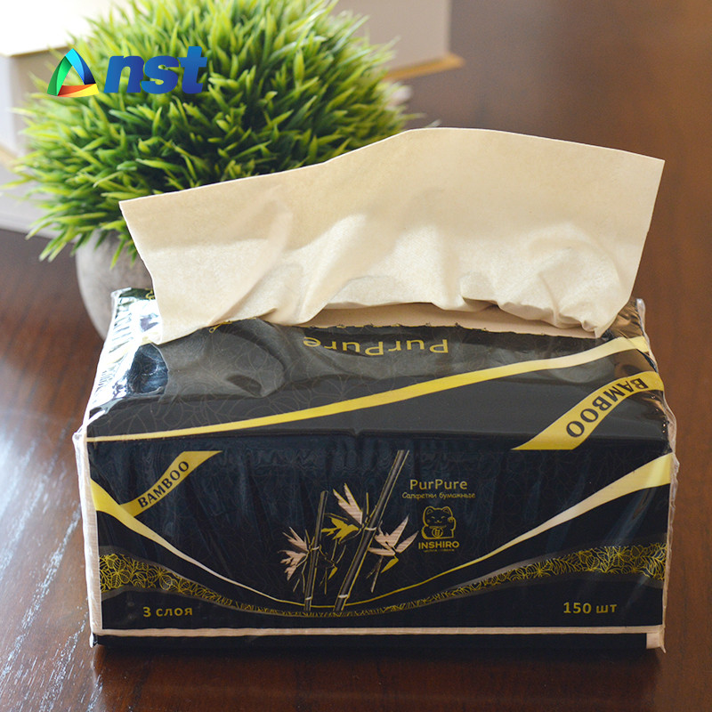 Buy Natural Color Bamboo Tissues Custom Tissue Facial Tissue 3ply from ...