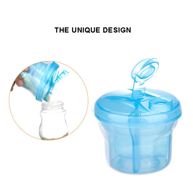 Buy New Baby Portable Three-grid Rotating Milk Powder Container Formula ...