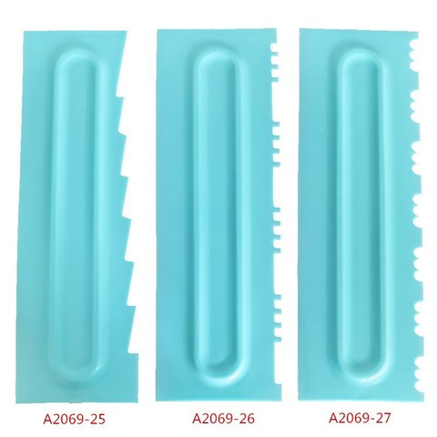 Buy New Plastic Cake Scrapper Set Icing Smoother Set Cake Smoothing ...