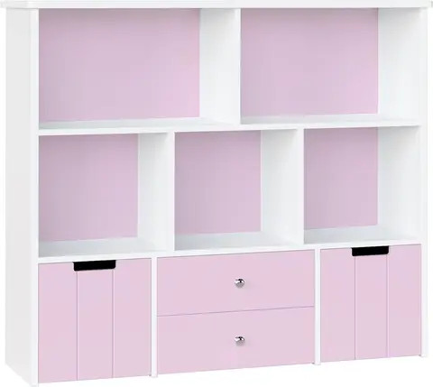 Buy Pink Toy Chest For Girls Room With 2 Removable Storage Boxes And ...