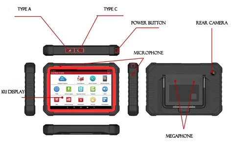 Buy Professional Launch X431 V+ V5.0 V Plus Pro 3s X-431 Pro3 X431v ...