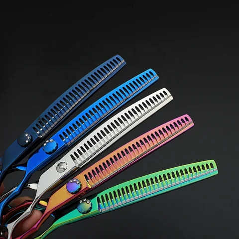 Buy Pt-0007 Professional Dog Grooming Scissor Japan 440c Pet Shear Set ...