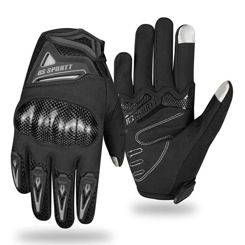 Buy Rs1902 Touch Screen Full Knuckle Protection Non-slip Motorcycle ...