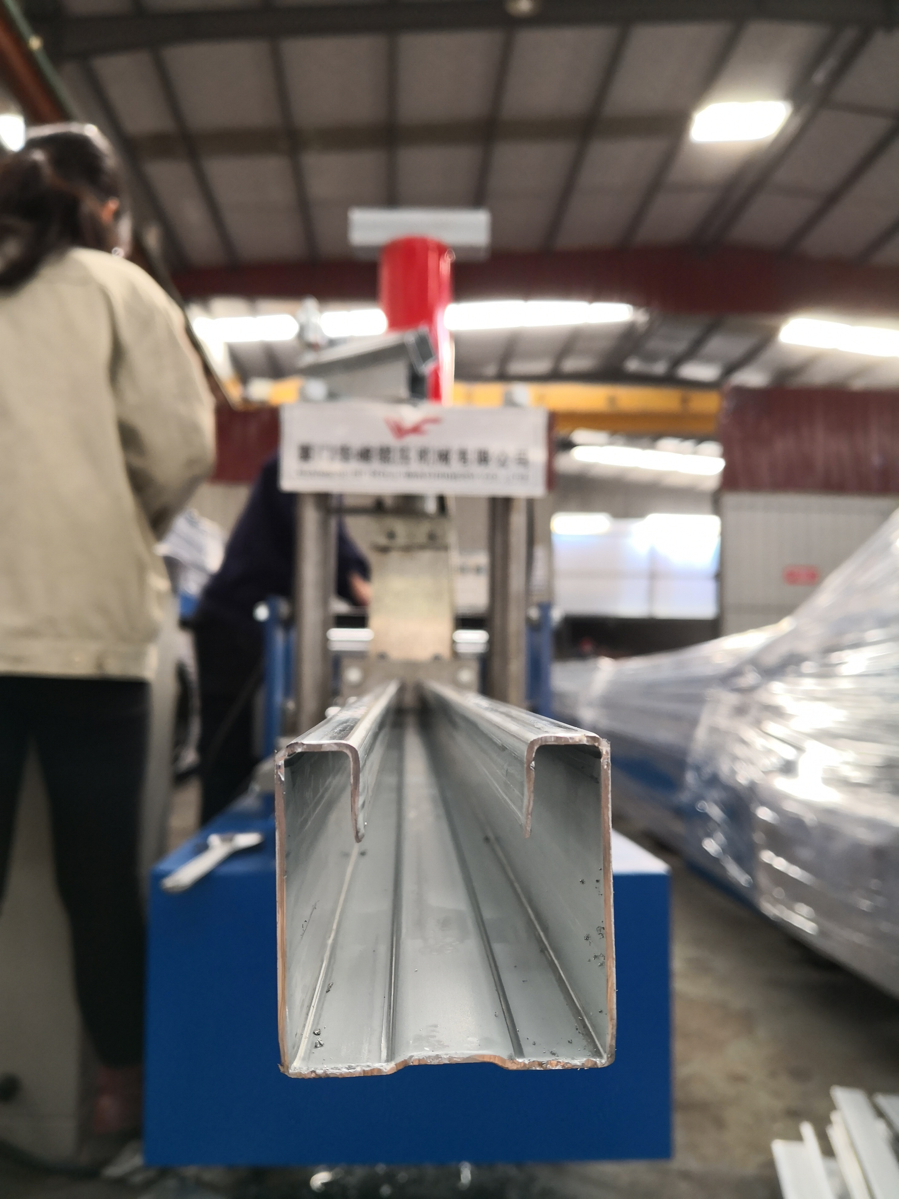 Buy Shutters Guide Rails Channel Roller Shutter Door Slat Steel Door Guide Roll Forming Machine ...