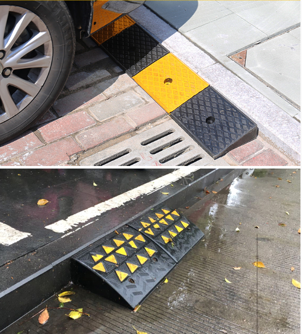 Buy Simple Installation Of Car Ladder Triangle Pad Curb Ramp Rubber Car ...
