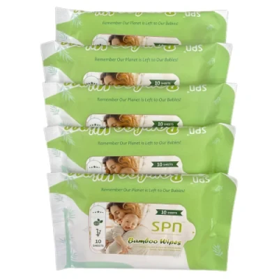 Buy Super Soft Bamboo Material 10pcs Small Pack Biodegradable Baby ...