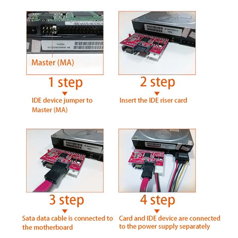 Buy Tishric Hard Disk Ide To Sata Converter Sata To Ide Bidirectional ...