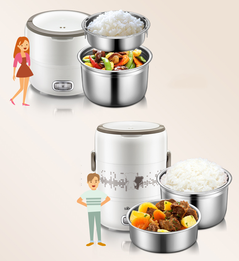 Buy Top Electric Mini Rice Cooker Multi-functional Portable Stainless ...