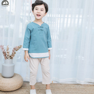 Buy Traditional Chinese Clothing Children Tang Suit Long-sleeved Two ...