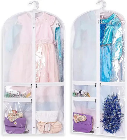 Buy Waterproof Wedding Dress Dance Clear Plastic Pvc Suit Garment Bag ...