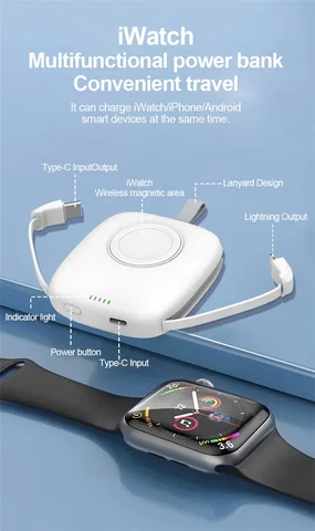 Buy Wisdom-tech Wireless Power Bank Charger Notebook Custom Magnetic ...