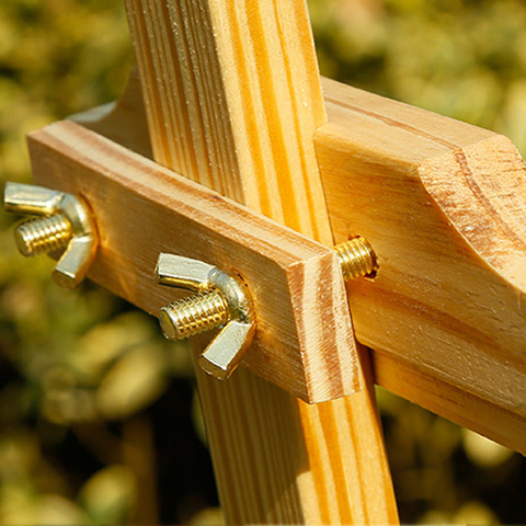 Buy Wood Painting Art Display Stand Holder Small Tabletop Wooden Sketch ...