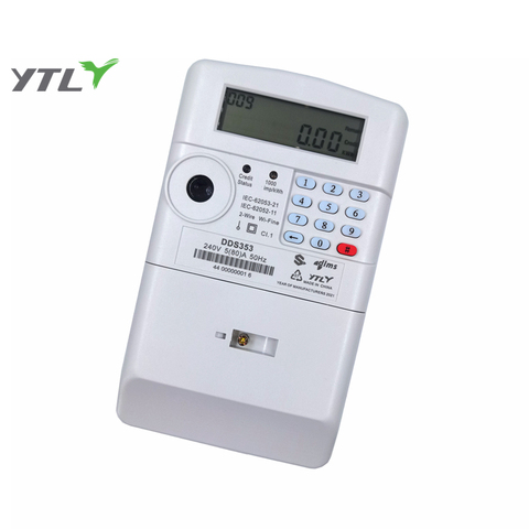 Buy Ytl Prepaid Meter 80a Split Type Single Phase 2 Wire Electric Energy Meter Two Tariff from ...