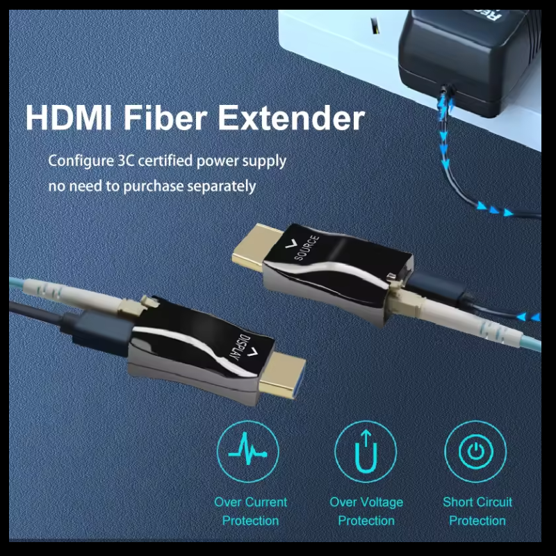 Buy 4k Hdmi Over Fiber Extender Multimode Single Core Lc from Shenzhen ...