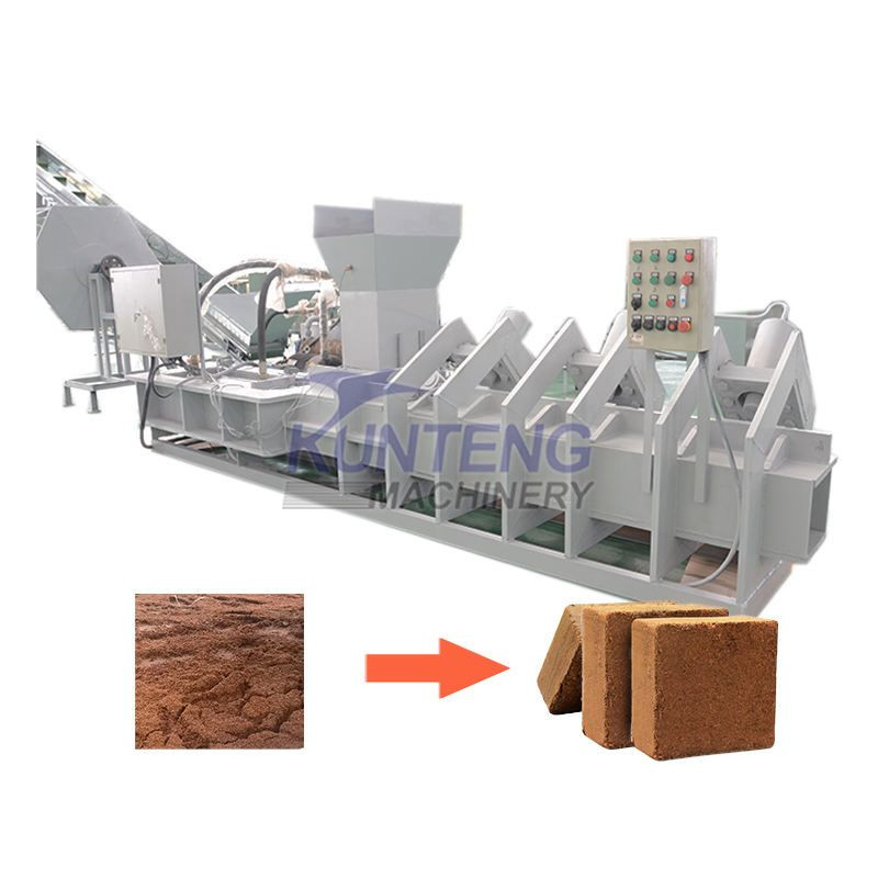 Buy Coir Pith Block Pressing Machine Coco Peat Blocks Making Machine ...