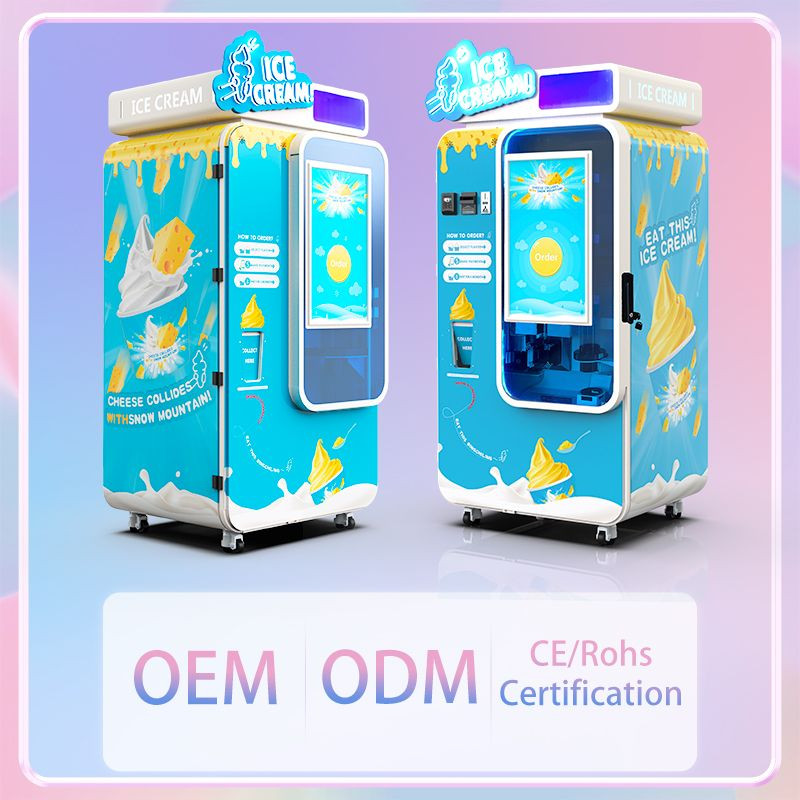 Buy Huaxin Soft Ice Cream Vending Machine from Dezhou Huaxin Vending Machine Co ., Ltd, Hong ...
