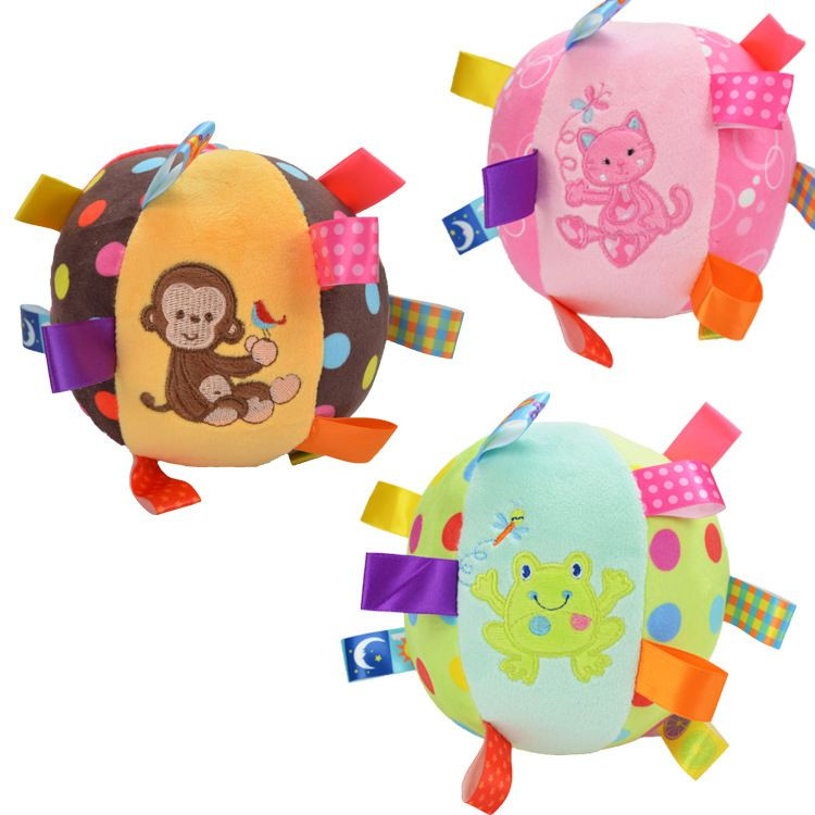 Buy Newborn Exercise Grip Rattle Plush To Soothe Baby Puzzle Hand Grip ...
