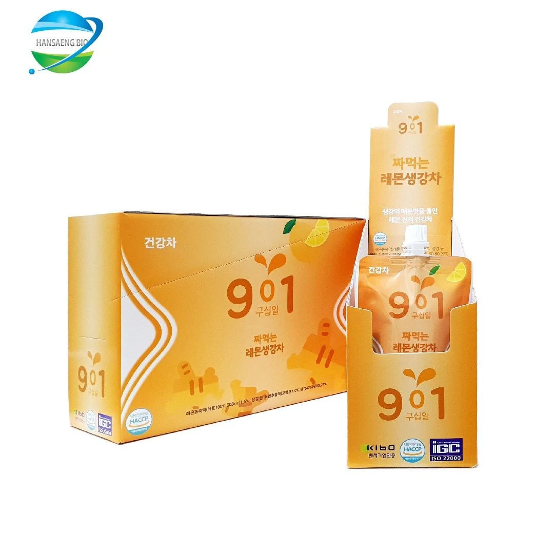 Buy [901] Squeezed Lemon Ginger Tea For Health Improvement & Body ...