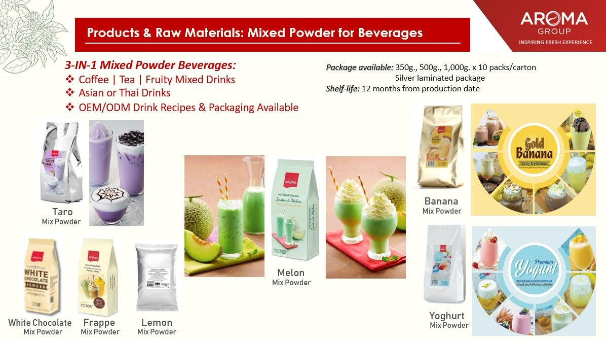 Buy 3-in-1 Beverage Mixed Powder from K.V.N. Import Export, Thailand ...