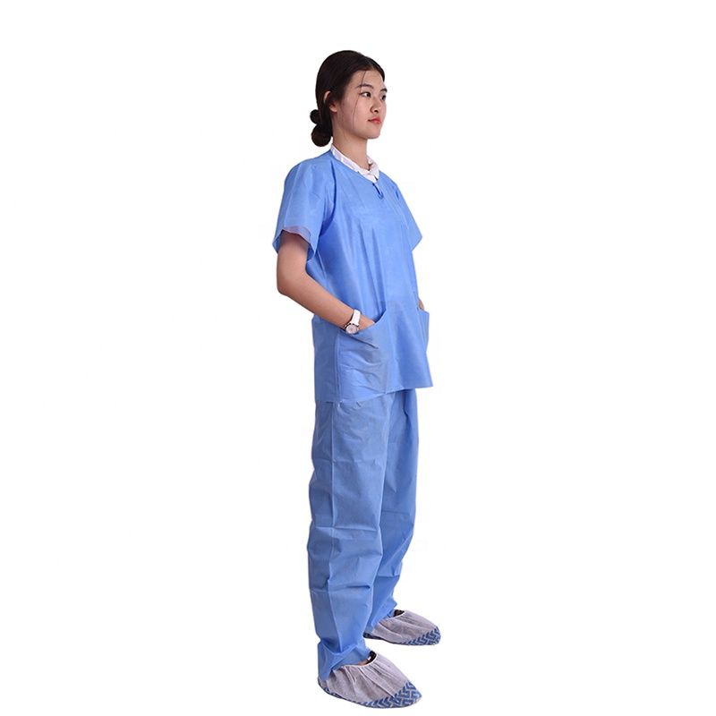 Buy Sms Patient Gown For Hospital Uniform Scrub Gown from Hubei Yutian ...