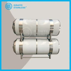 Buy 1000l Horizontal Service Tank Brite Tank With Bag Inside Stainless ...