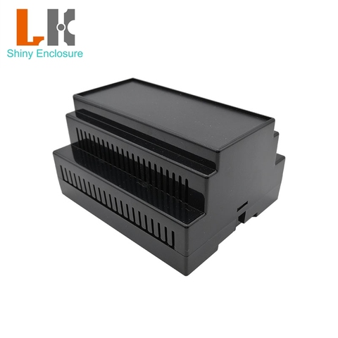 Buy 107*88*59mm Plastic Din Rail Project Box Electronics Enclosure With ...