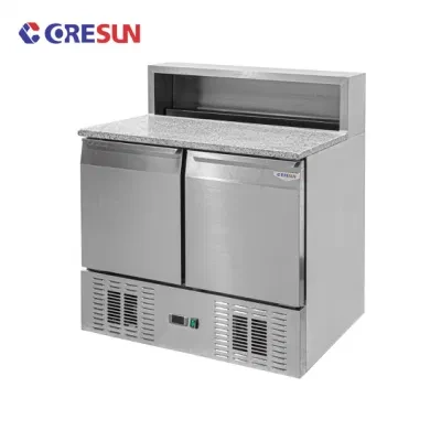 Buy 2 Doors Refrigerated Pre Work Table Undercounter Chiller For ...
