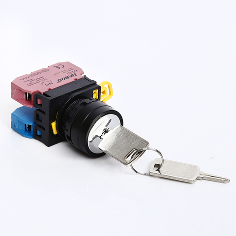 Buy 22mm Panel Mounted Key Rotary Start Locking Or Self Reset ...