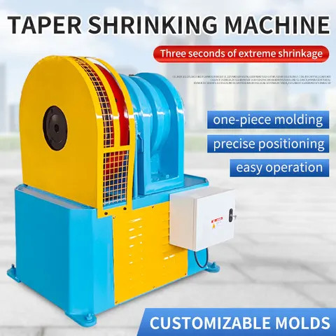 Buy 2480rpm Cone Shrink Pipe Machine Furniture Makes Round Tube Conical ...