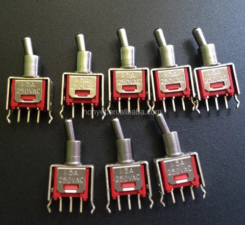 Buy 2a/250v 5a/125v 2-way /3-way Toggle Switch Mts-102/mts-103 from ...