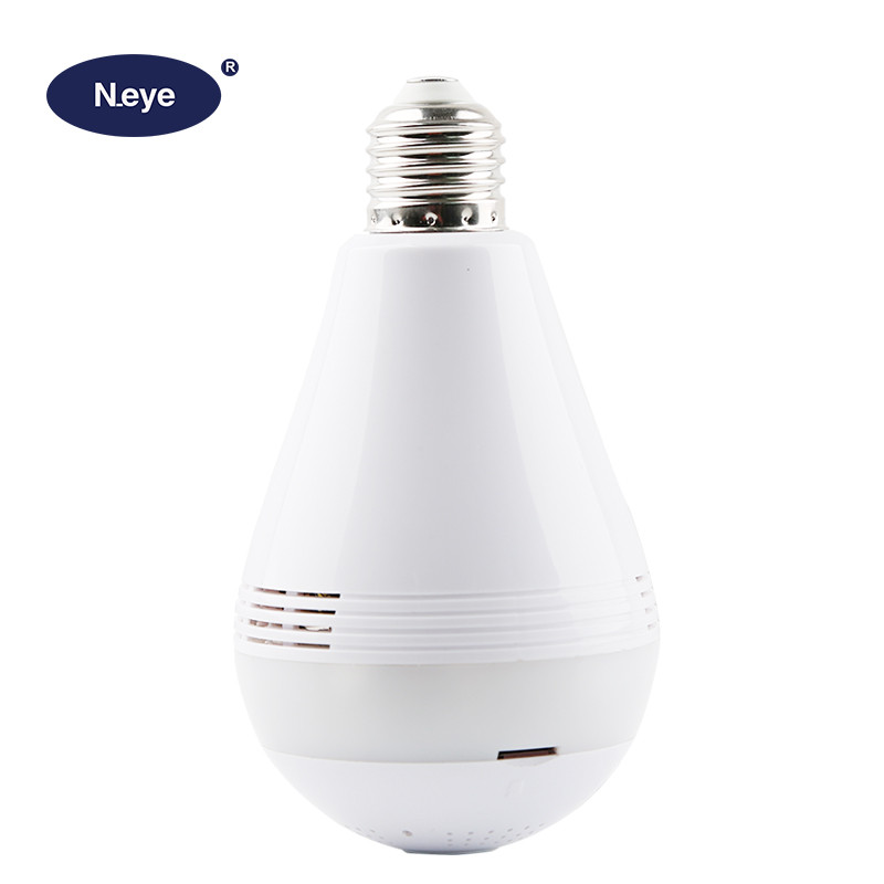 Buy 2mp Home Hidden Light Bulb Wifi Fisheye Lens Panoramic Cctv ...