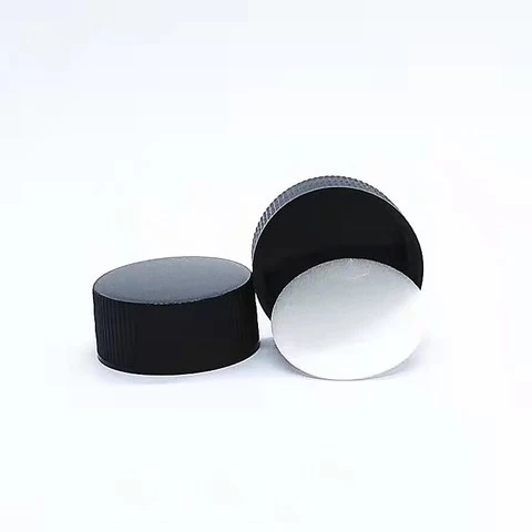 Buy 32mm Non Spill Black Screw Bottle Cap Leak-proof Screw Cap from ...