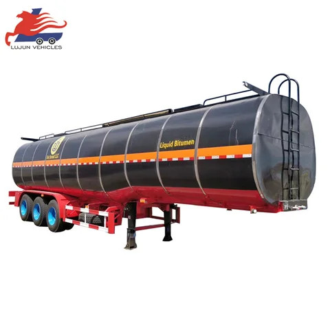 Buy 35-65cbm Bitumen Tank Trailer Heat Preservation Transport Trailer ...
