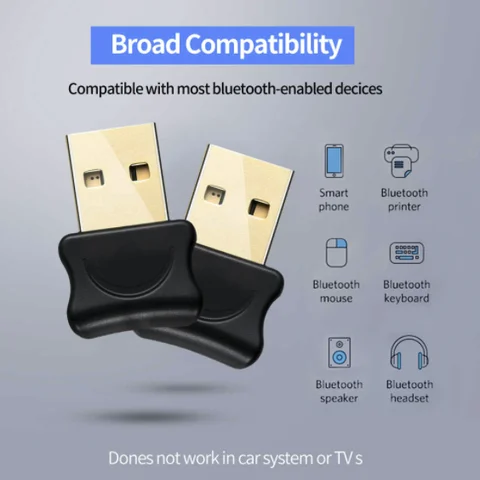 Buy 5.0 Bt Adapter Usb Wireless Transmitter For Pc Computer Receptor ...