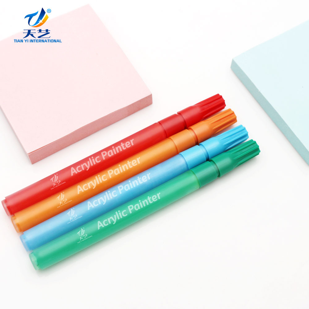 Buy Acrylic Paint Marker Pens, 54colors Premium Waterproof Permanent ...