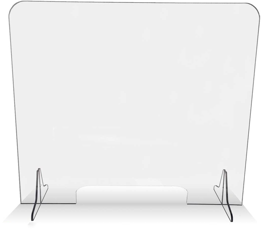 Buy Acrylic Protective Screen Barrier Divider Shield Portable Glass ...