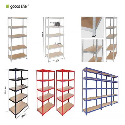 Buy Adjustable Multi-level Boltless Steel Storage Racks Galvanized ...