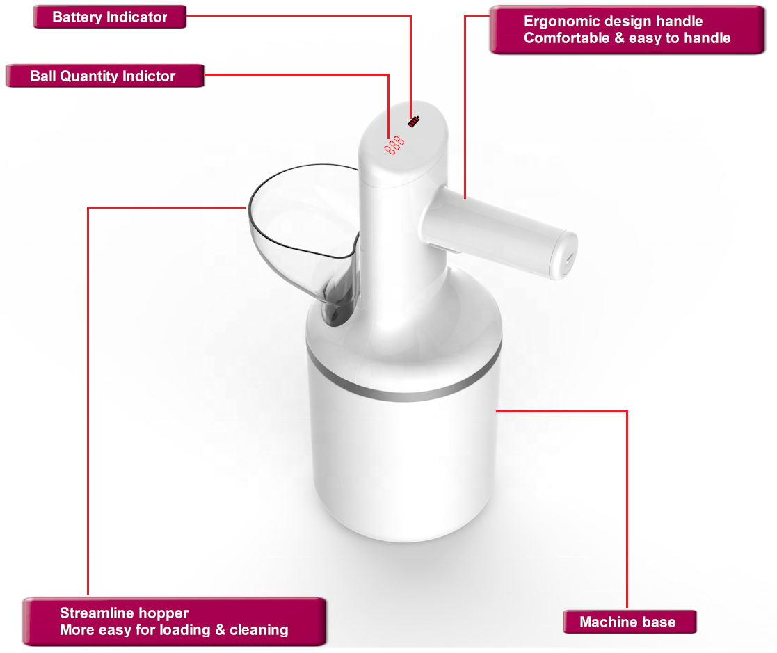 Buy Best Selling 2020 Dc12v Big Hopper Sweet Ball Maker With High ...