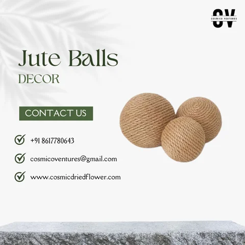 Buy Best Selling High Quality Jute Balls- Natural Handcrafted Decor For ...