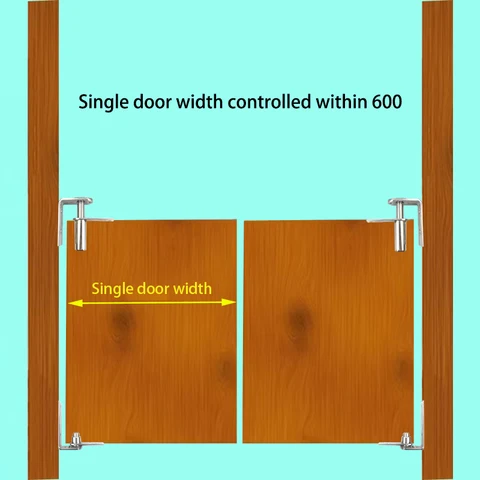 Buy Bidirectional Free Door Hinge Toilet Cowboy Door Automatic Return ...